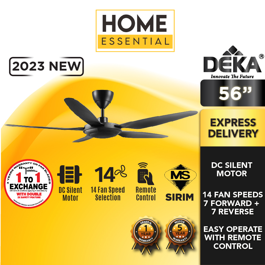 Deka 56" 5 Blades 14 Speed DC33 PRO | 12 Speed DDC21 Forward And ...