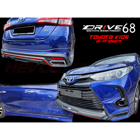 TOYOTA VIOS 2021-PRESENT DRIVE 68 BODYKIT | ABS | 2K PAINT | Shopee ...