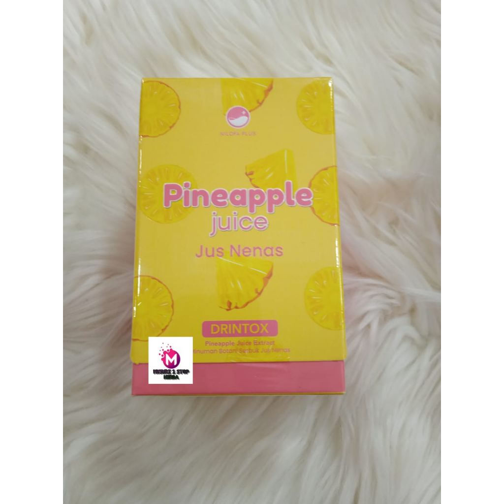 Fast Delivery Nilofa Plus Pineapple Juice Drintox by Neelofa Detox ...