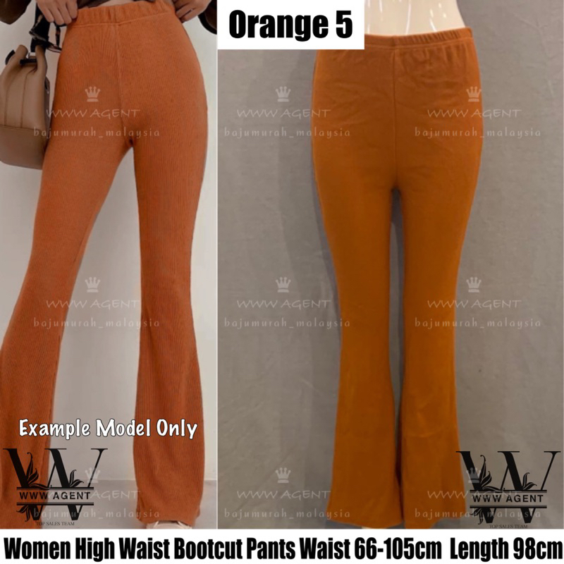 New Design🔥Women High Waist Bootcut Pants Flare Wide Leg Trousers Bell ...