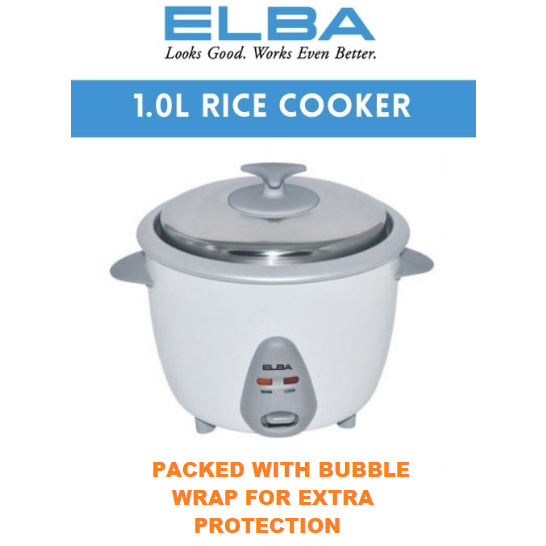 Elba 1L Rice Cooker ERC-1066T (White Colour) | Shopee Malaysia