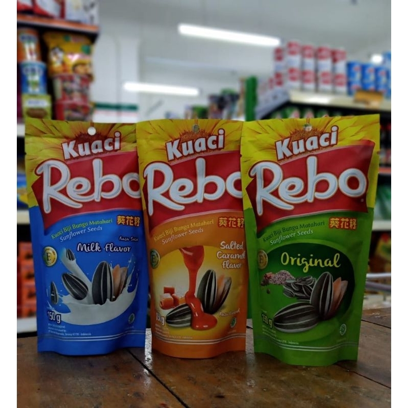 Rebo Sunflower Seeds / Kuaci Biji Bunga Matahari Aneka Rasa 150 g ...