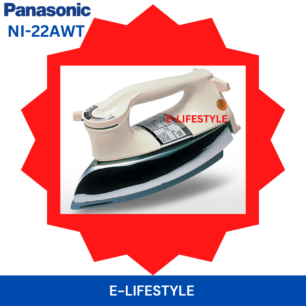 PANASONIC IRON NI-22AWT WHITE COLOR REPLACE NI-25AWT NI-25A1 SETERIKA ...