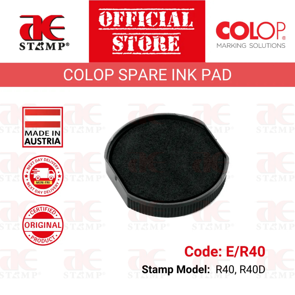 COLOP | Replacement Ink Pad | Round Stamp | Office Stamp pad ink ...