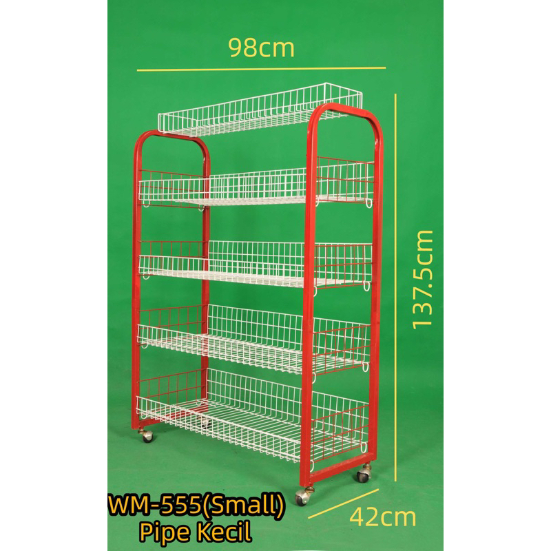 (Ready Stock) 6/8” 5 Tier Multi Purpose Rack Bakery rack Storage Rack ...