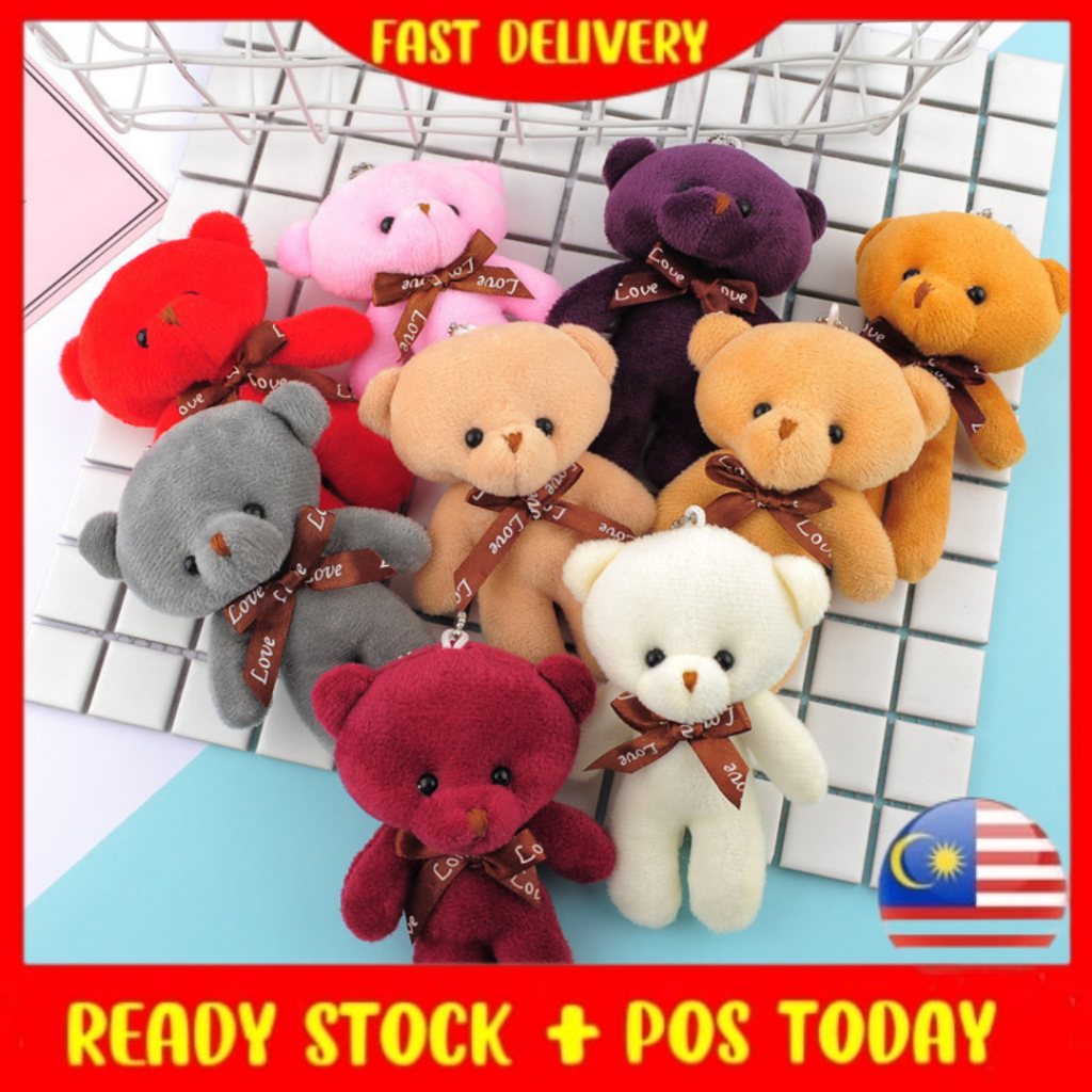 12CM Toy Mini Bear Cute Small Size Bear Doll Suitable for Bouquet Gift ...