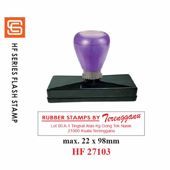 HF SERIES PRE-INKED STAMP | SINGLE-FOAM FLASH STAMP (38 SIZES) (CUSTOM MADE WORDING) | Shopee ...
