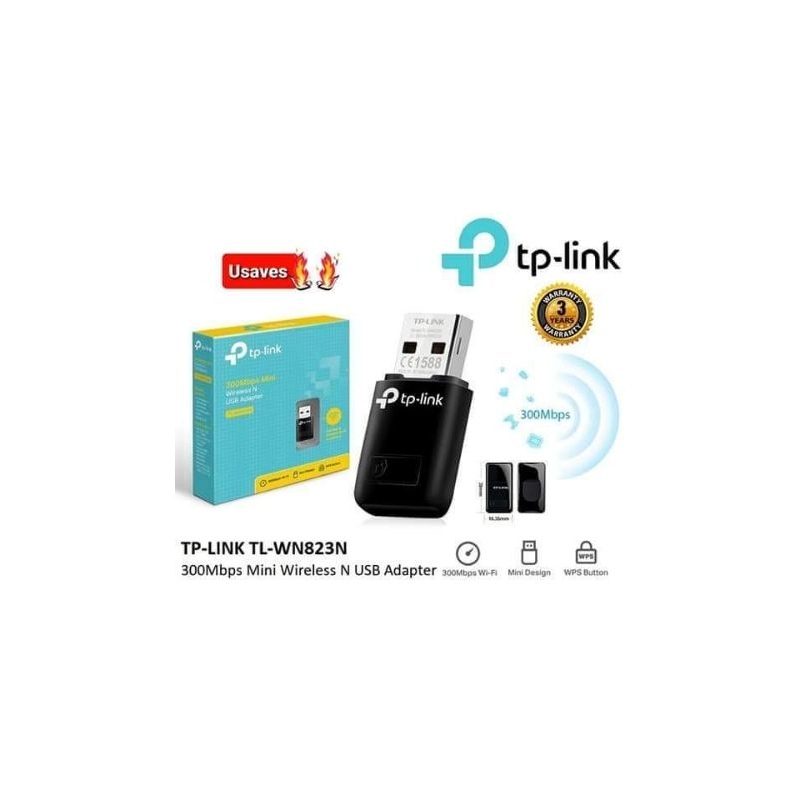 TP-Link TL-WN823N 300Mbps Mini Wireless N USB Adapter | Shopee Malaysia
