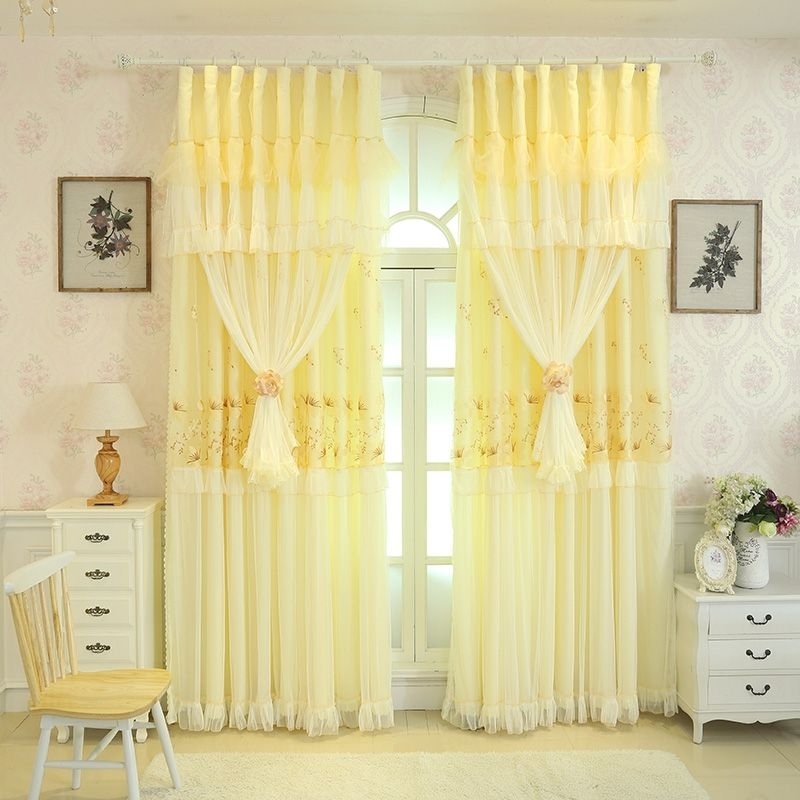 Hook Type 2 Layer lace + Black out Thick Curtain Langsir Tebal 2 Lapis ...