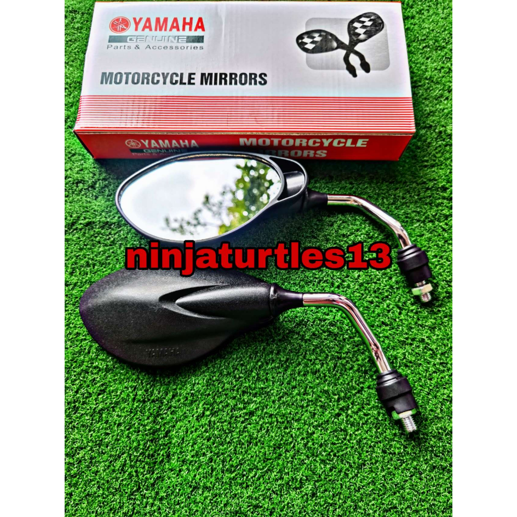 yamaha y125z side mirror chrome batang daun y125zr cermin lc135 srl110 ...