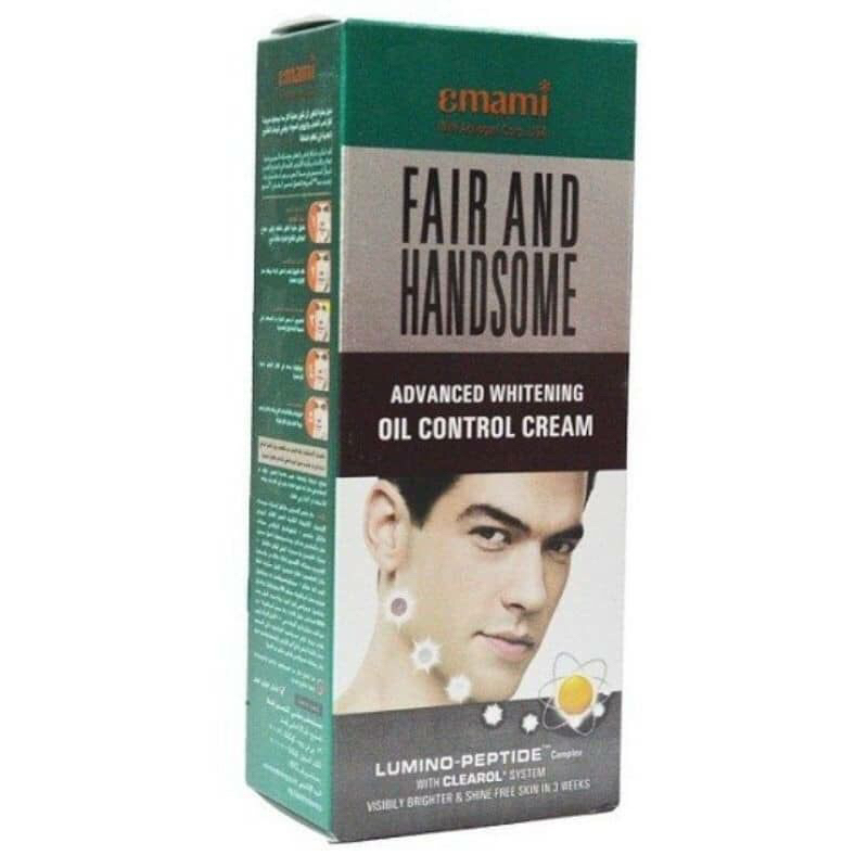 EMAMI Fair And Handsome Advanced Whitening Instant Boost Face Cream ...