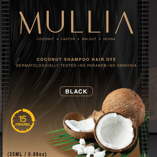Mullia Coconut Shampoo Hair Dye | Shopee Malaysia