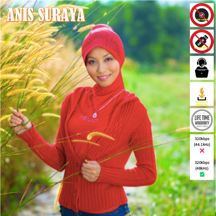 Anis Suraya (Album Of The Years) - 320kbps (48kHz) HQ | Shopee Malaysia