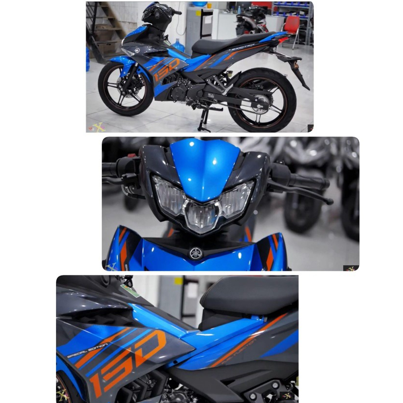 YAMAHA COVERSET Y15 YSUKU Y15ZR V1 V2 EXCITER BIRU 2021 NEW DESIGN ...