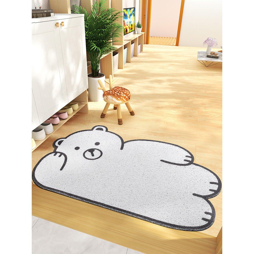 CozyJoy Floor Mat Entrance Door Mat Cute Cartoon DIY PVC Coil Mat ...