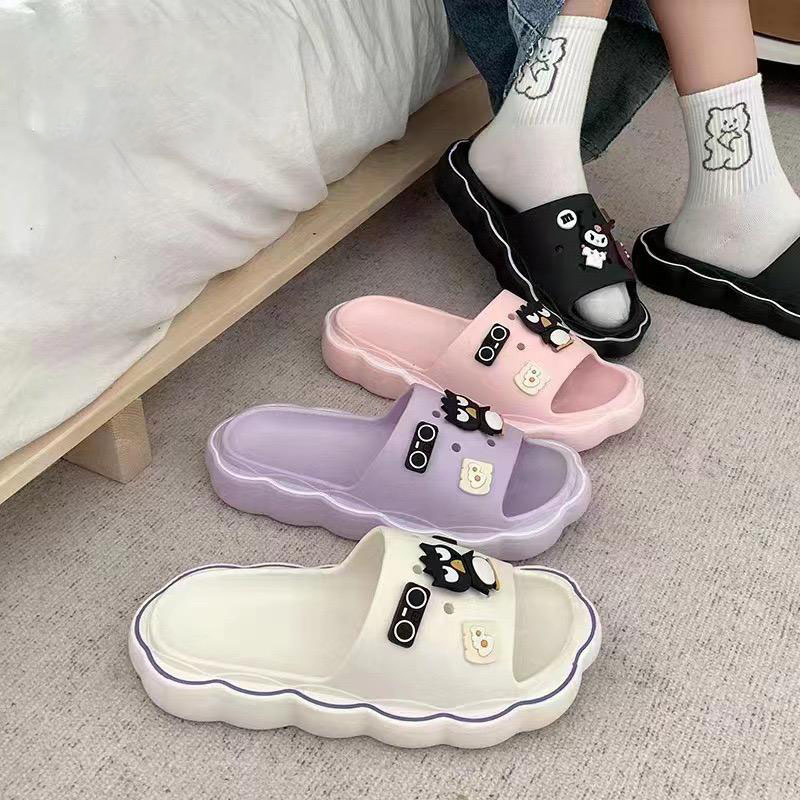 BCT-Women Cros Cute Candy Thick Cloud Design Summer Slipper/Selipar ...