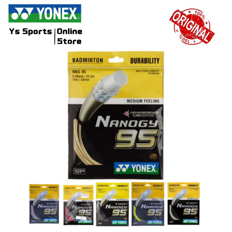 Yonex Badminton String Nanogy 95 Red (100% Original) | Shopee Malaysia