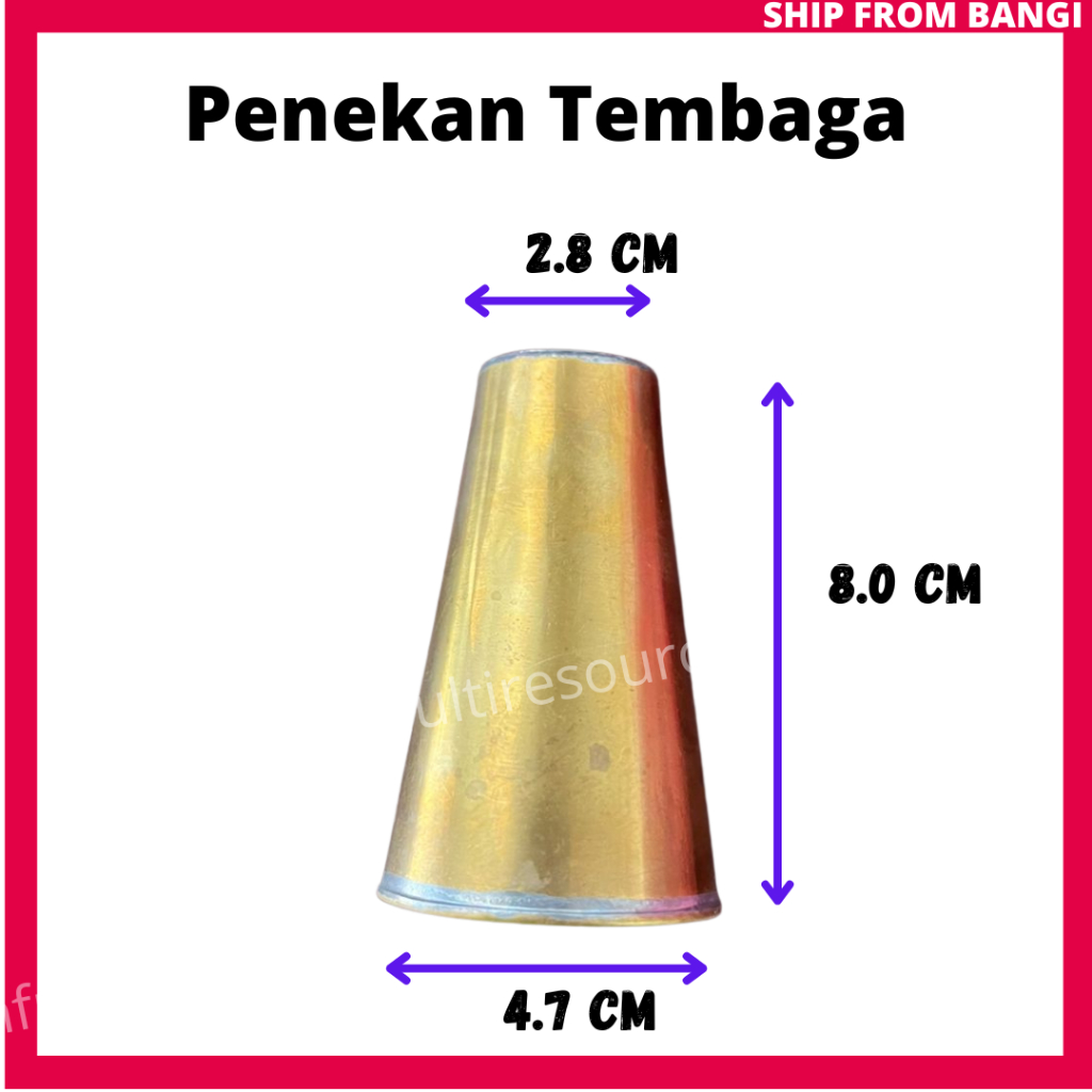 Acuan Tart Nenas Gulung Semperit Klasik Kuih Asli Tembaga Stainless ...