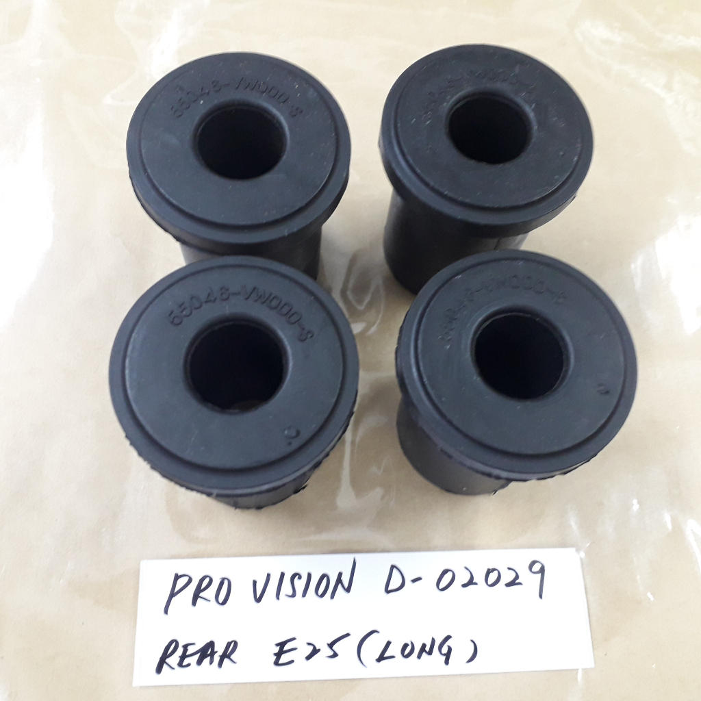 (4PCS PRO VISION D-02029) REAR (BELAKANG) (LONG) SPRING BUSH RUBBER FOR ...