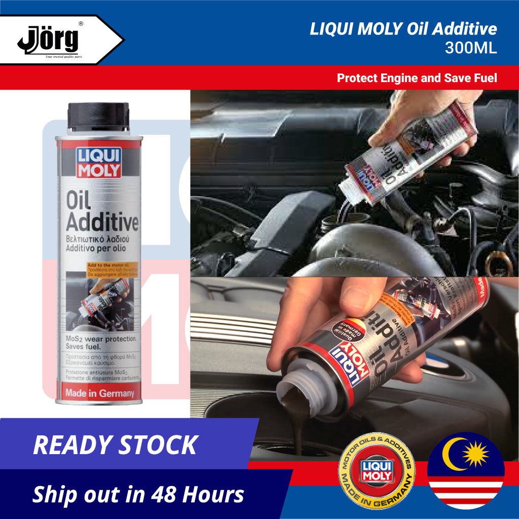 LIQUI MOLY MOS2 ENGINE TREATMENT (300ML) FOR CAR-2591; Engine Friction and Wear Reduction ...
