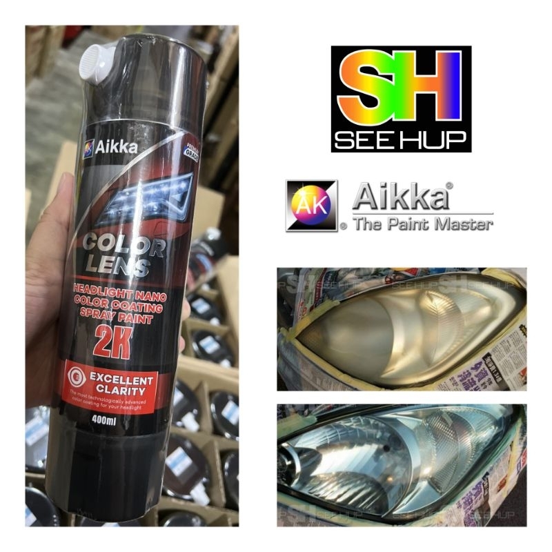 AIKKA TIN SPRAY CLEAR LAMPU KERETA - AIKKA 2K COLOR LENS TIN SPRAY ...