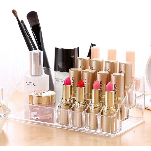WATSONS Acrylic Cosmetic Makeup Storage Organizer Box Lipstick Stand ...