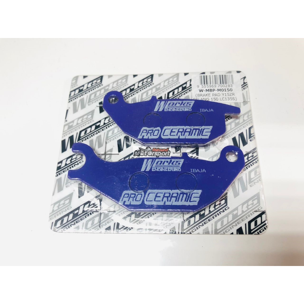 Works Engineering Rear disc brake pad for YAMAHA Y15ZR Y15 Y16ZR Y16 ...