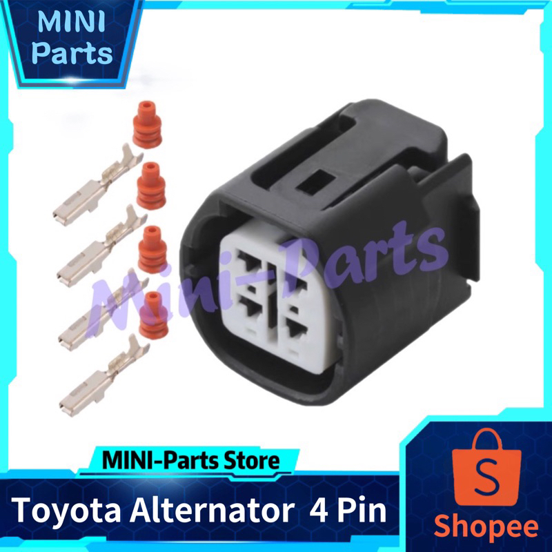 Toyota Hilux D4D Fortuner Innova Alternator Plug Socket Connector 4 Pin ...