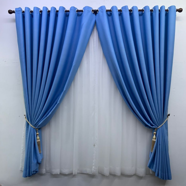 Asmani Curtain Ready Made B9 Langsir Siap Jahit 100% Blackout Curtain ...