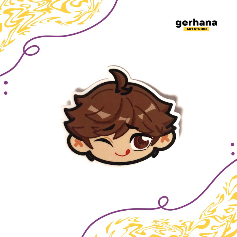 Haikyuu!! Aoba Johsai Itachiyama Chibi Sticker | Oikawa Iwaizumi Sakusa ...
