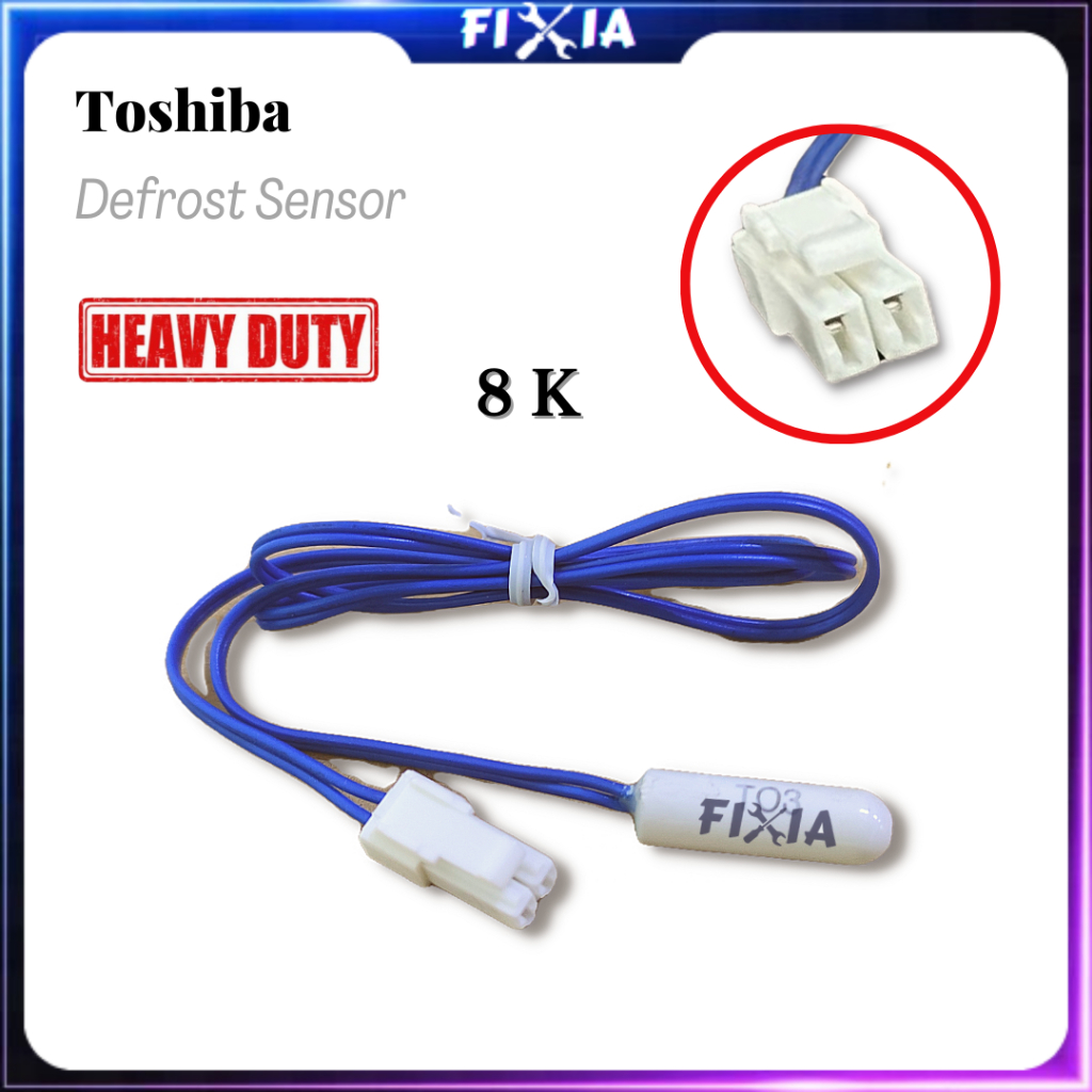 Heavy Duty Toshiba 8K Refrigerator Fridge Defrost Thermostat Thermal Thermo Sensor With Socket ...