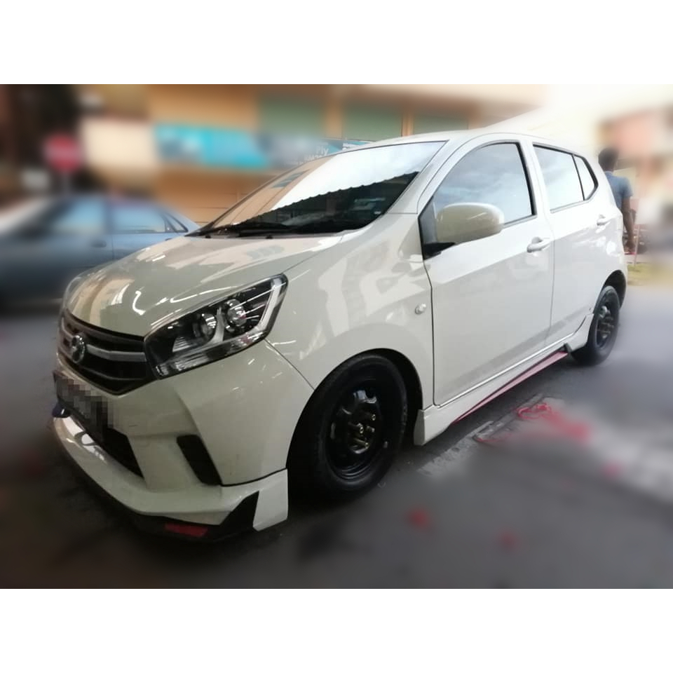 Perodua Axia 2017 Drive 68 Bodykit Body Kit Skirting Skirt With Oem ...