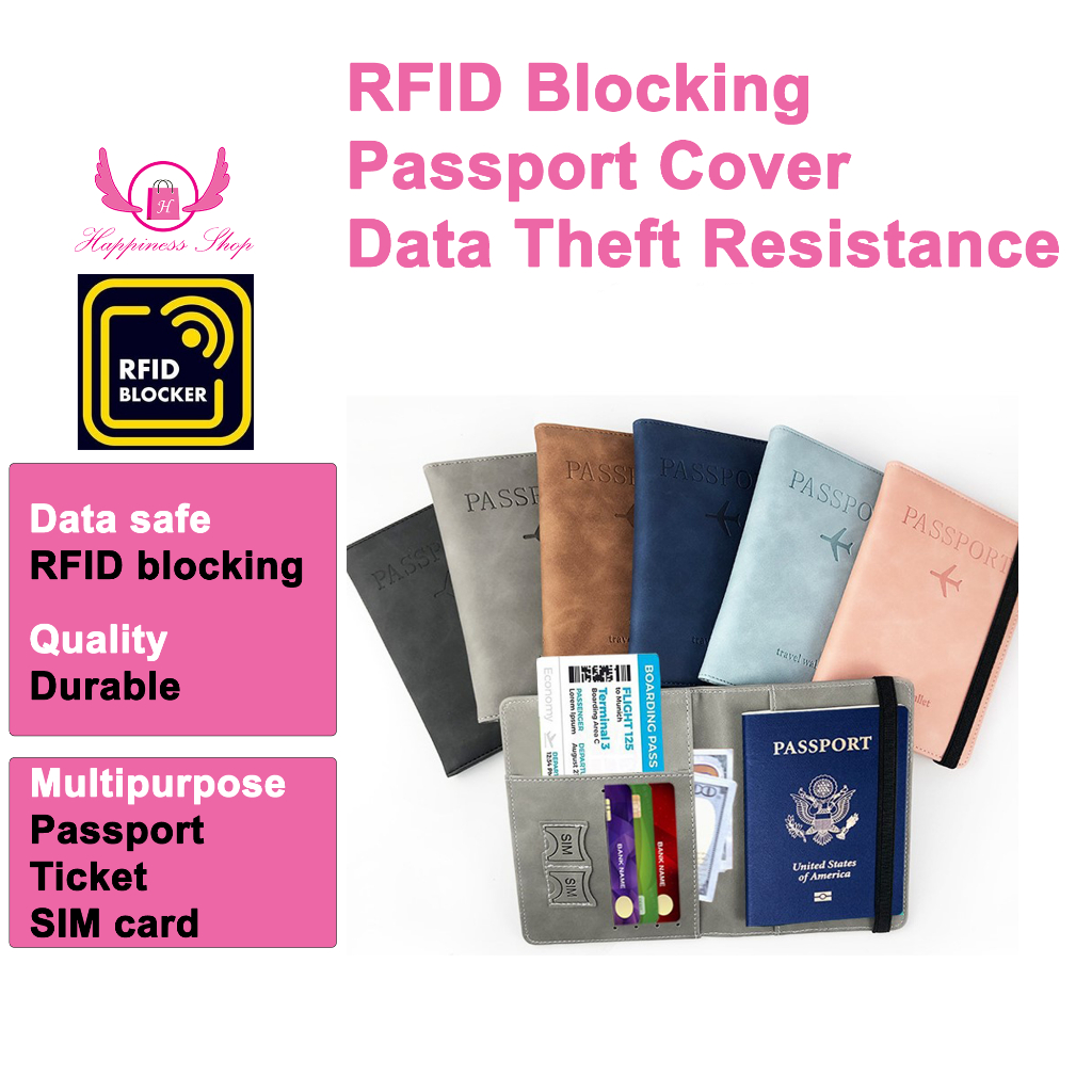 High Quality RFID Protection Passport Holder Cover Passport Cover RFID ...