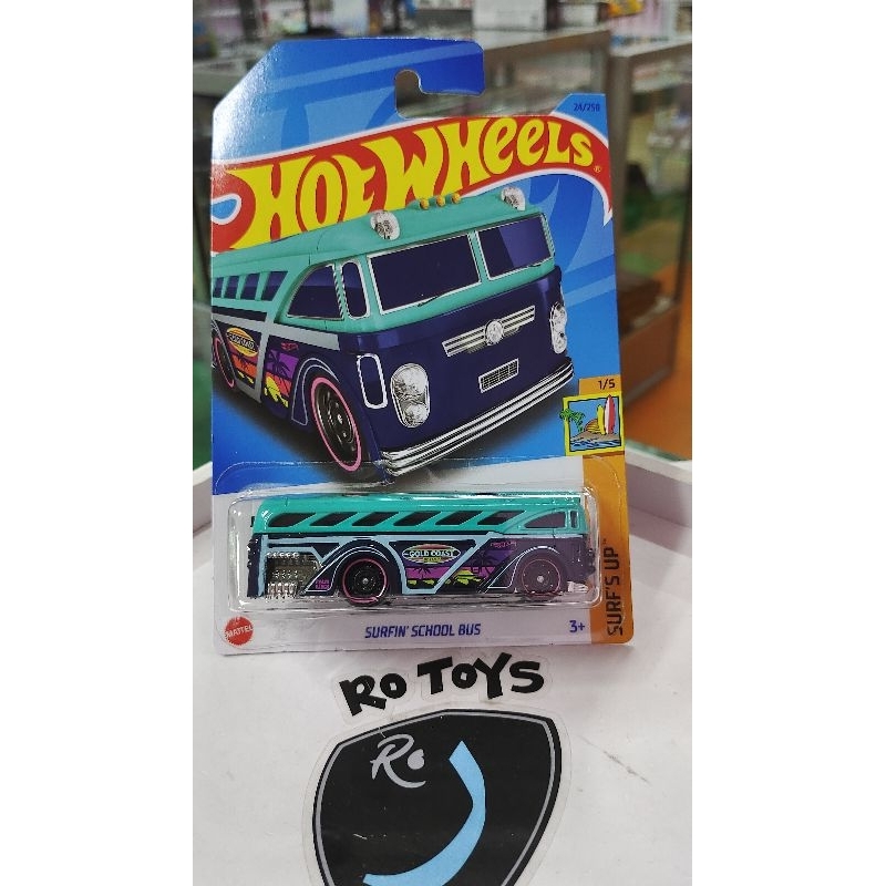 HOT WHEELS SURFIN SCHOOL BUS, AIN'T FARE HIGH HW METRO BAS | Shopee ...
