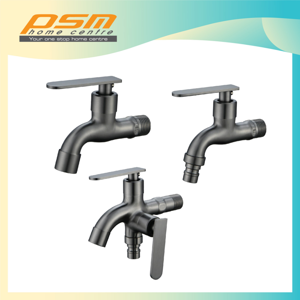 Stainless Steel 304 Material Black Gun Metal Finishing Bathroom Garden ...
