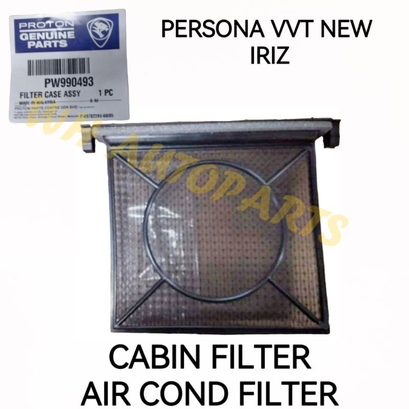 CABIN AIR FILTER ORIGINAL PROTON PERSONA 2017 VVT NEW / IRIZ (PW990493 ...