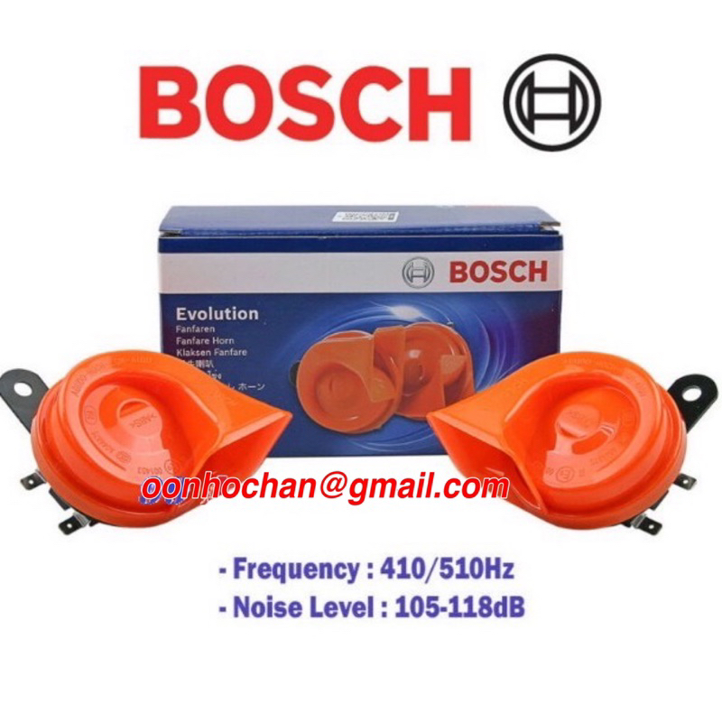 100% ORIGINAL GENUINE BOSCH EVOLUTION FANFARE COMPACT BM TWIN HORN (1 ...