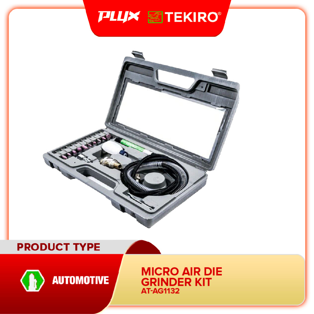 TEKIRO Micro Air Die Grinder Kit Set Micro Gerinda 60,000 Rpm 16pcs ...