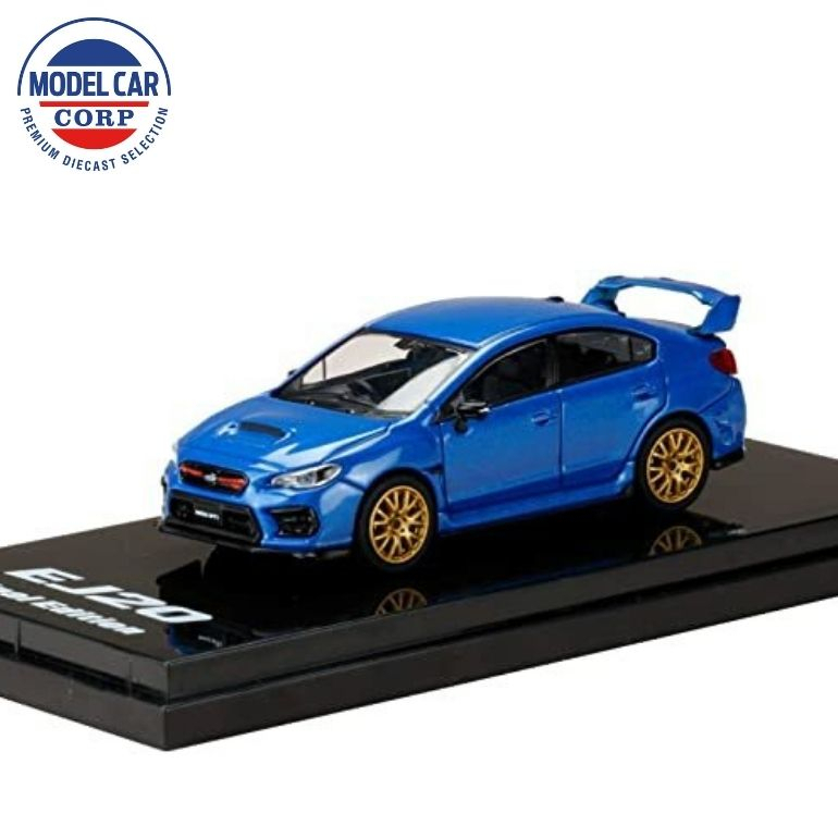 HobbyJapan Subaru WRX STI EJ20 Final Edition (with Engine) WR Blue Pearl -HJ641021FBL Scale: 1/ ...