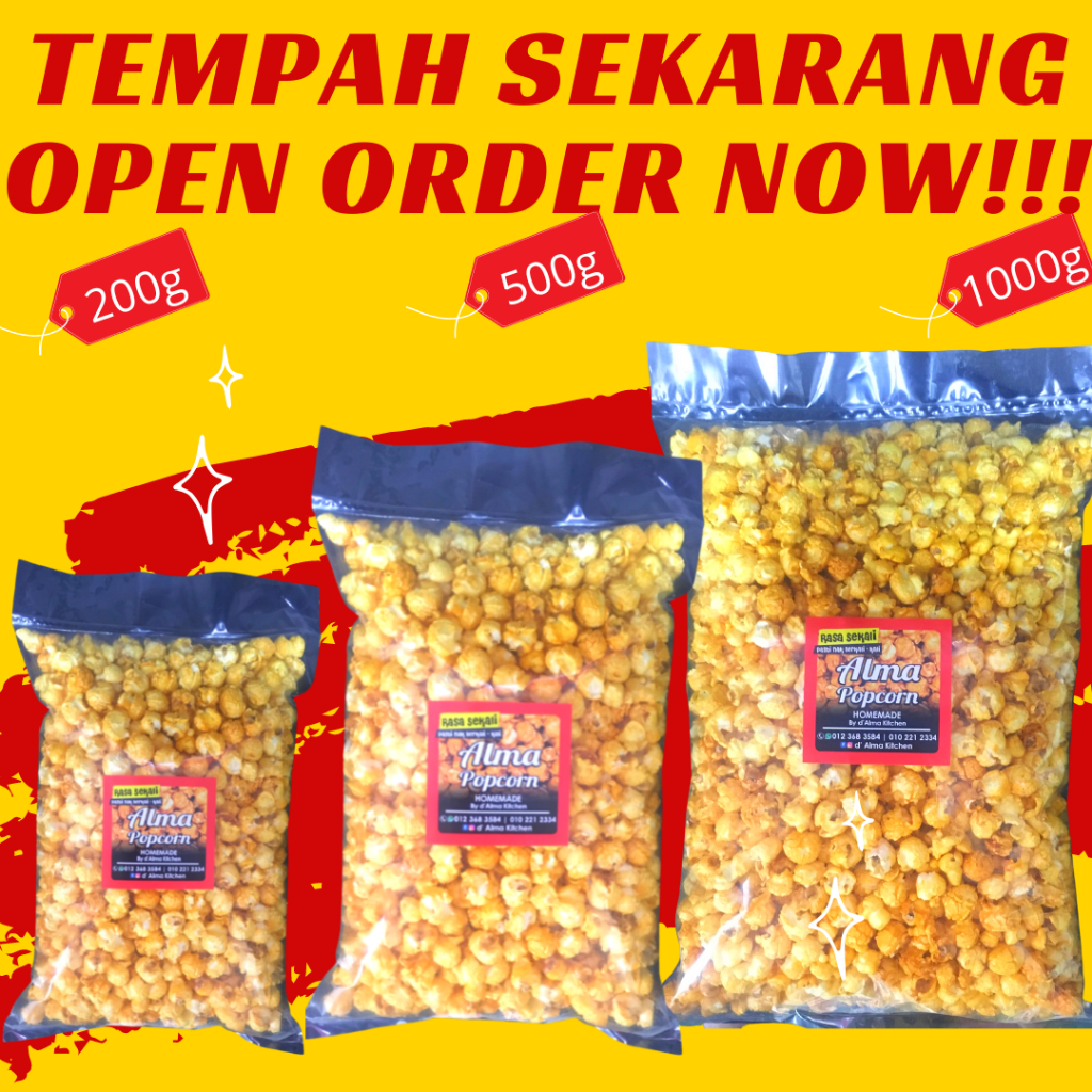POPCORN NI YANG ANAK MAMA SUKA SANGAT - Fully Coated / Bulat Besar ...