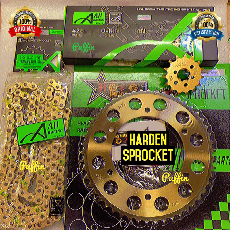 【YAMAHA MT15 V1 V2 V3】FULL SET SPROCKET & CHAIN / SPROCKET MT15 V3 HOYO ...