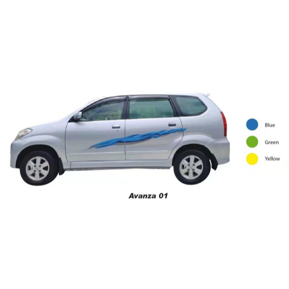 TOYOTA AVANZA Sticker Car Body Side Lining (7 Designs) - [Original ...