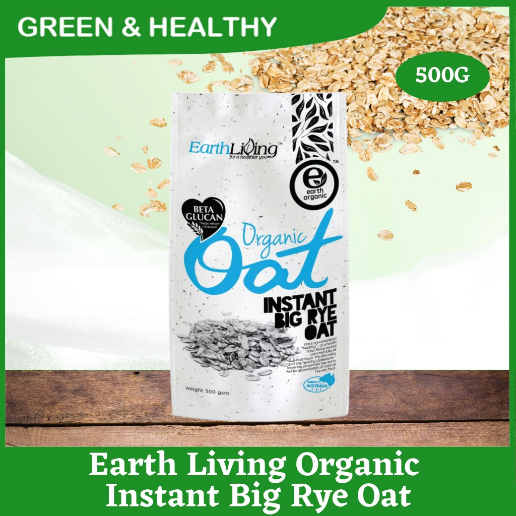 Earth Living Organic Oat (Instant Baby Oat/ Instant Big Rye Oat ...