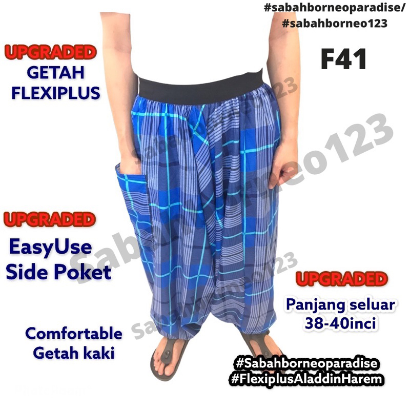 HAREM PANTS FLEXIPLUS Seluar Pelikat Cawat Labuhseluar ali baba seluar ...