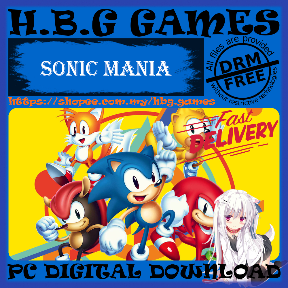 Sonic Mania [PC DIGITAL DOWNLOAD] [OFFLINE] [DRM-FREE] [BONUS] | Shopee ...
