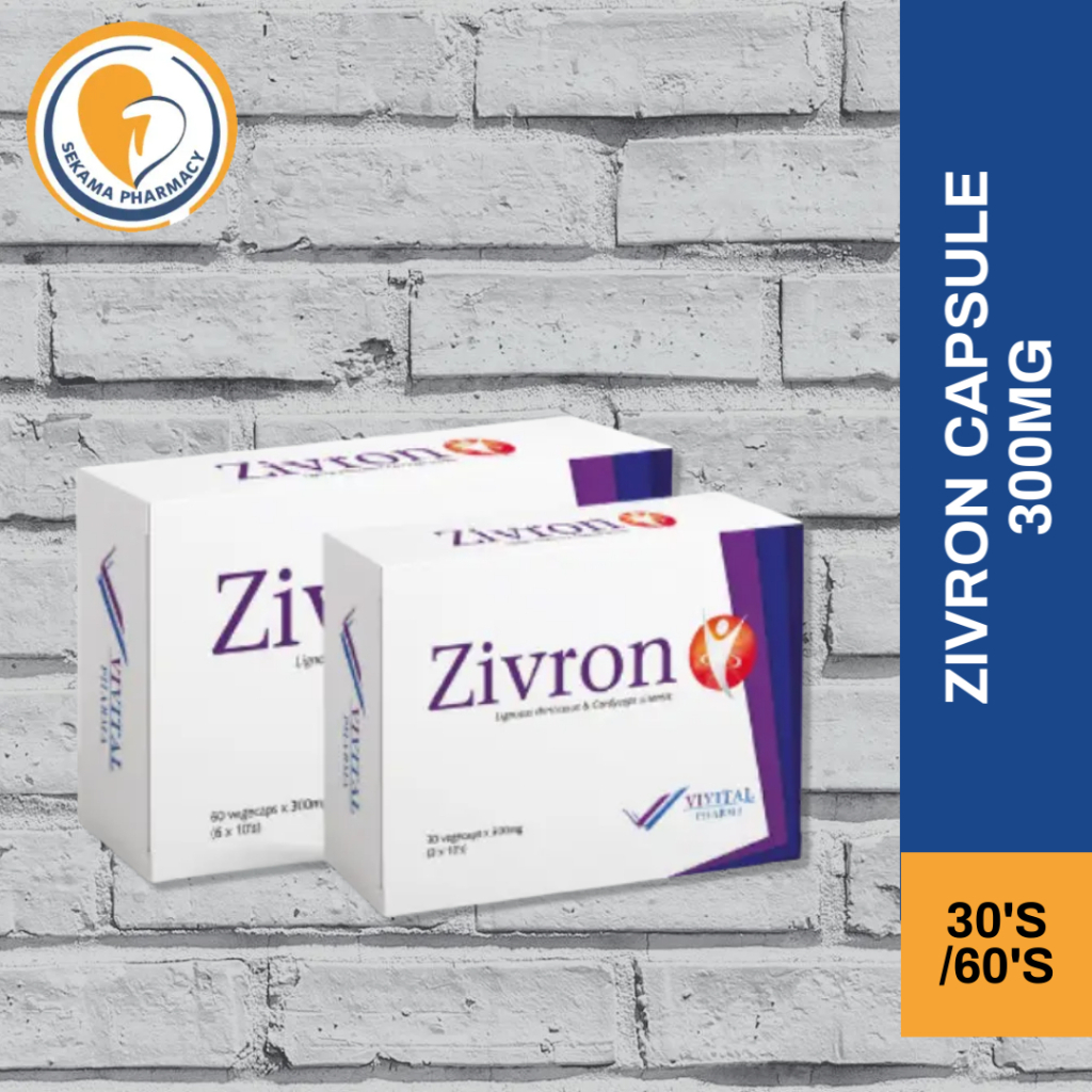 ZIVRON CAPSULE 300MG (TIGER MILK MUSHROOM) [EXP: 3/2026] | Shopee Malaysia