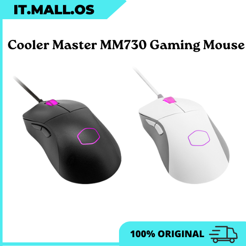 Cooler Master MM730 Black Gaming Mouse with Adjustable 16,000 DPI, PTFE ...