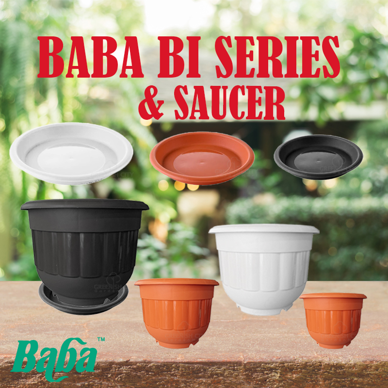 GM4U BI Series Baba Pot Saucer Plate Plastic Pot For Plant Pasu Bunga ...