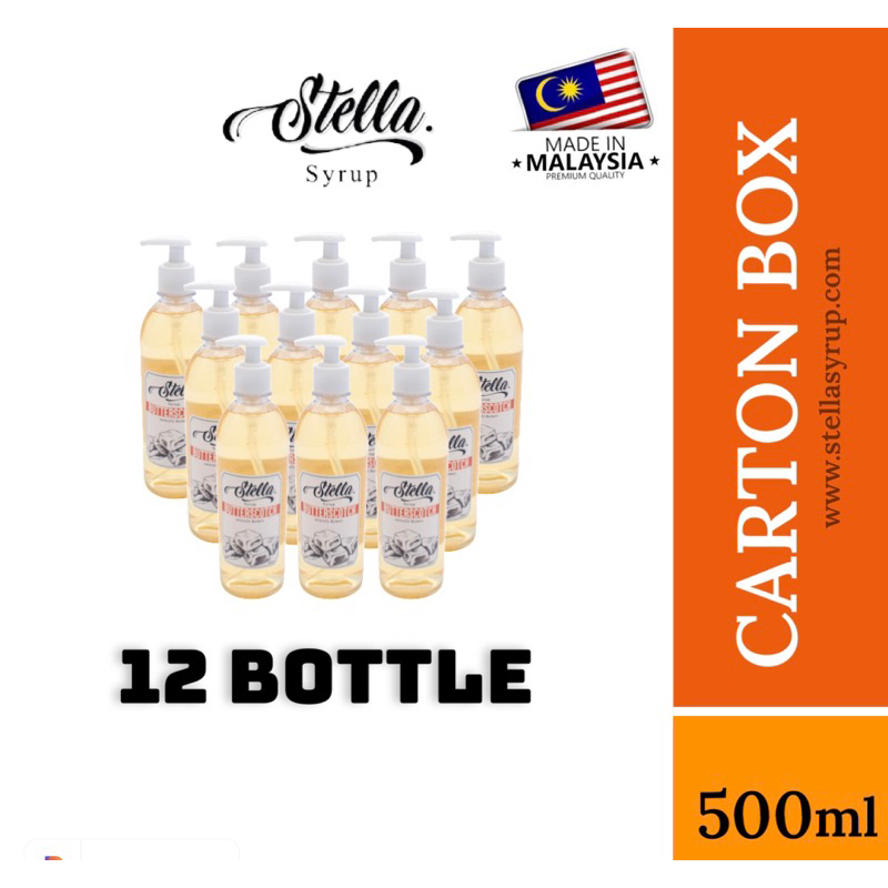 Stella Syrup CARTON (12 Bottle) | Shopee Malaysia