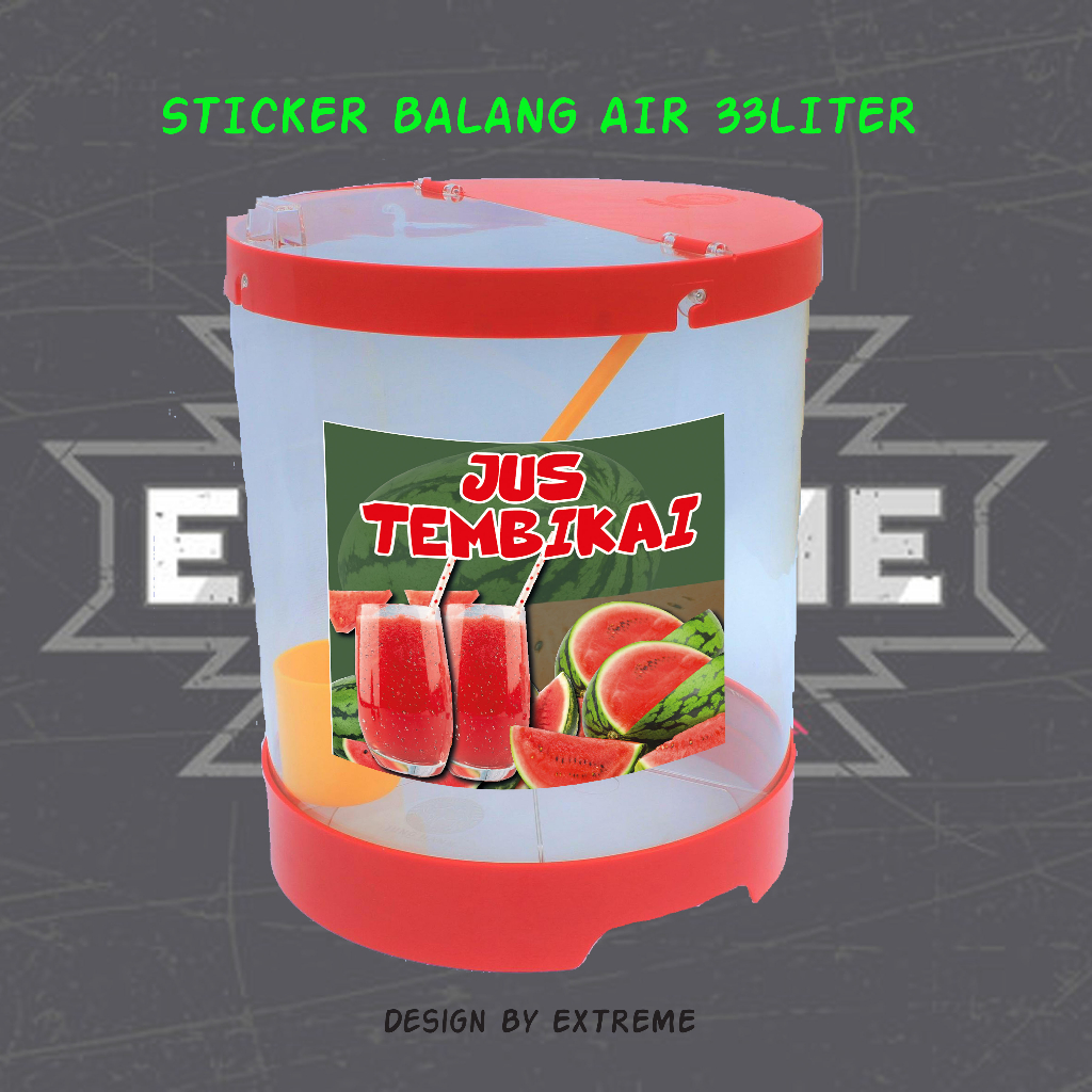 STICKER BALANG JUS TEMBIKAI SBJT008 (Size 12inci) | Shopee Malaysia